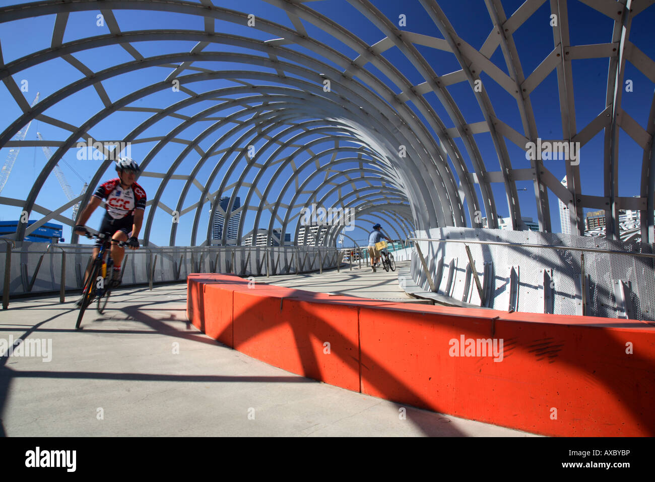 Webb Dock Bridge Docklands Melbourne Australia Stock Photo - Alamy