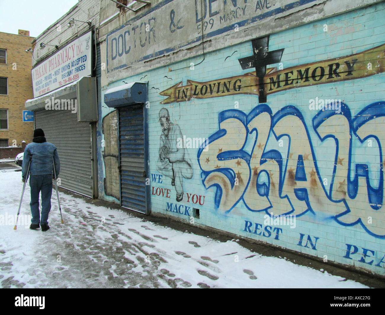 Graffitis in brooklyn hi-res stock photography and images - Alamy