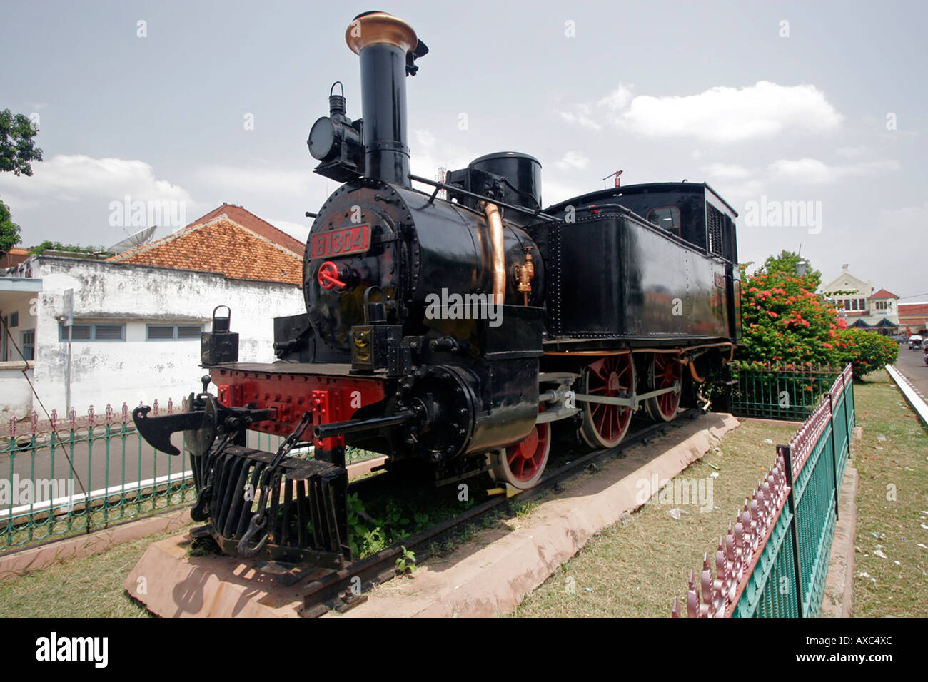 Railway station Cirebon Java Indonesia Stock Photo - Alamy