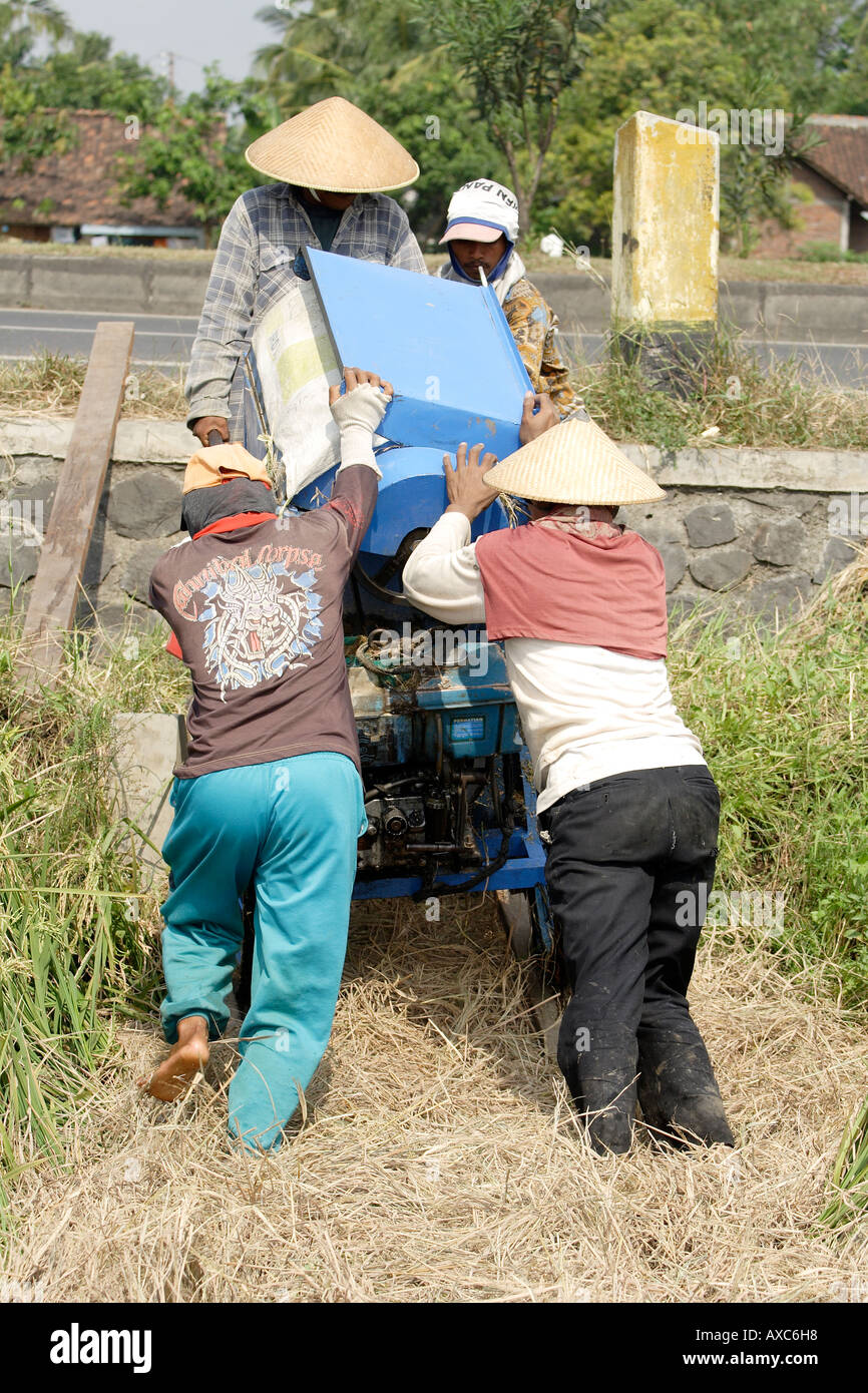 Paddy thresher hi-res stock photography and images - Alamy