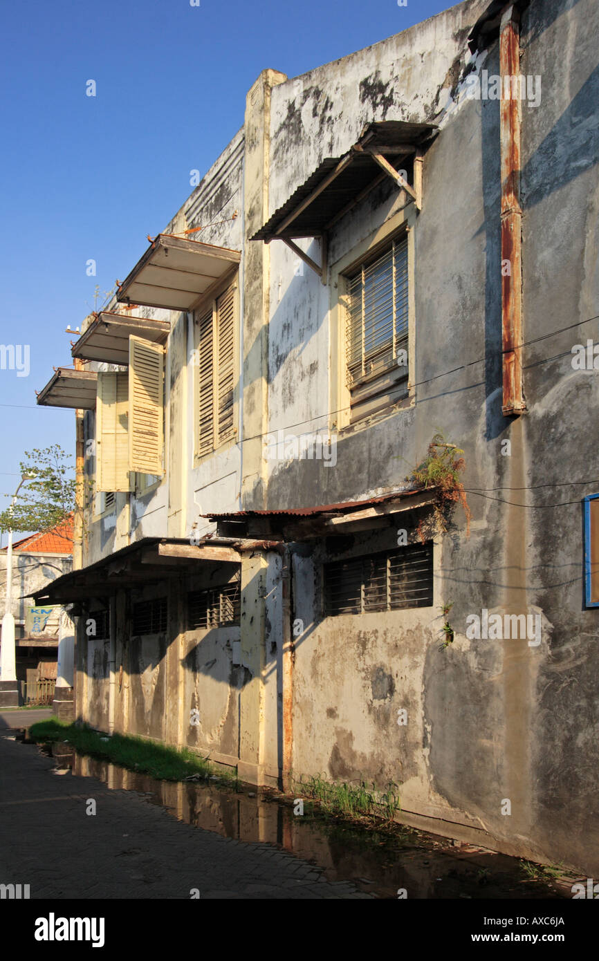 Old Dutch colonial buildings, Semarang, Java, Indonesia Stock Photo - Alamy