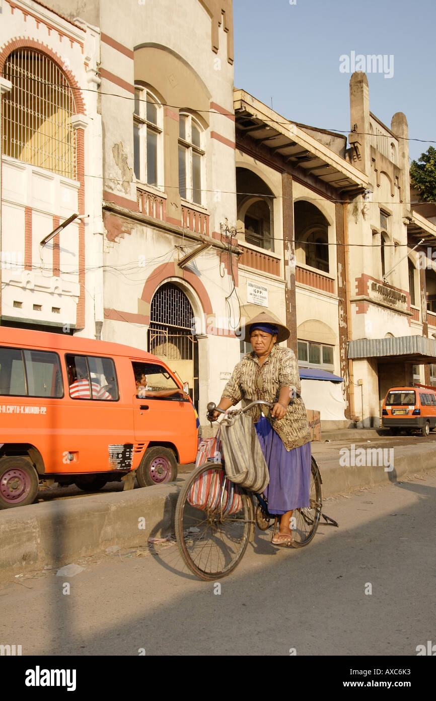 Old Dutch colonial buildings, Semarang, Java, Indonesia Stock Photo - Alamy
