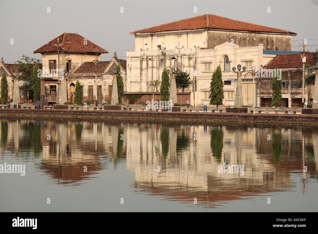 Old Dutch colonial buildings Semarang Java Indonesia Stock Photo - Alamy
