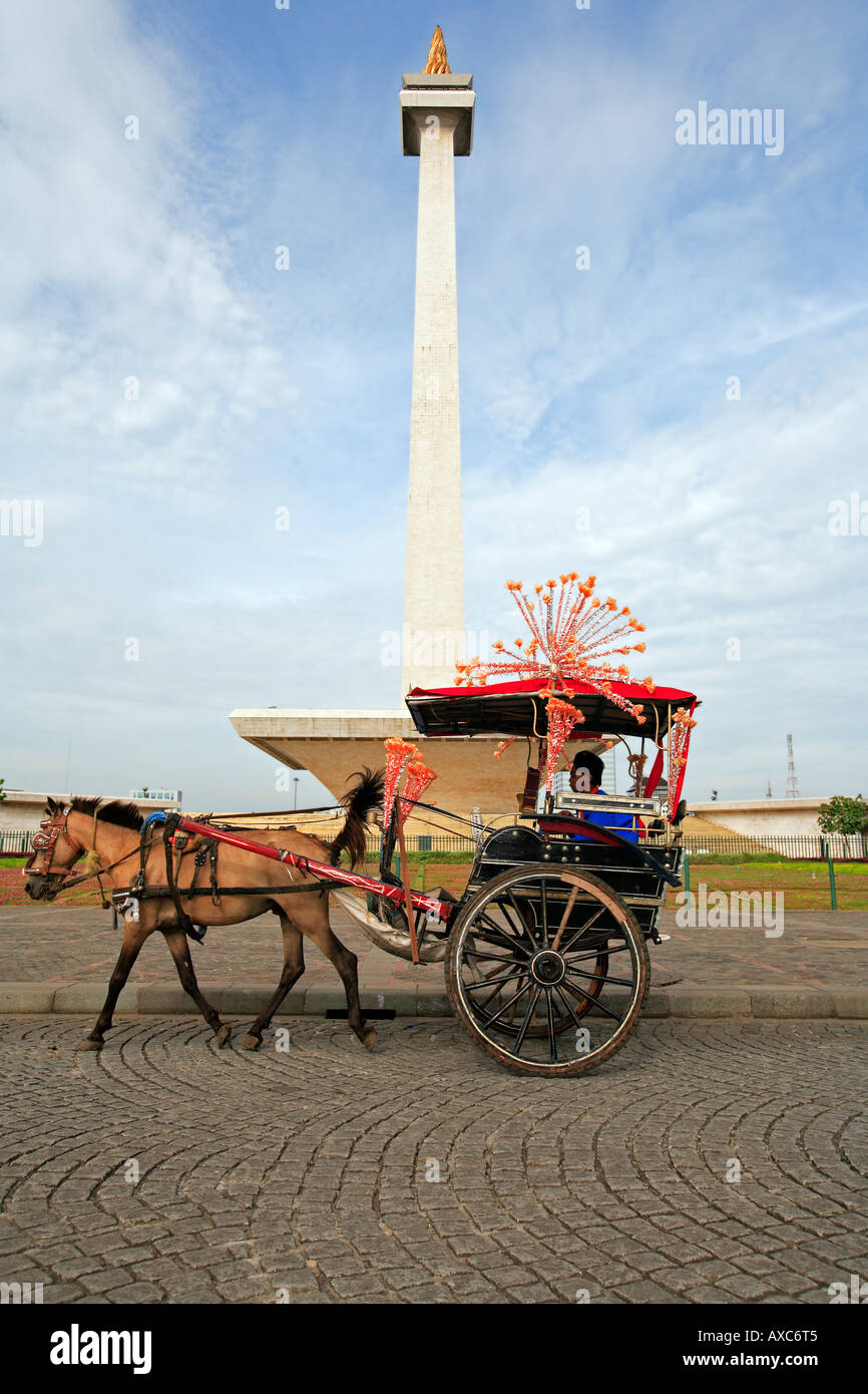 National Monument Merdeka Square Jakarta Indonesia Stock Photo - Alamy