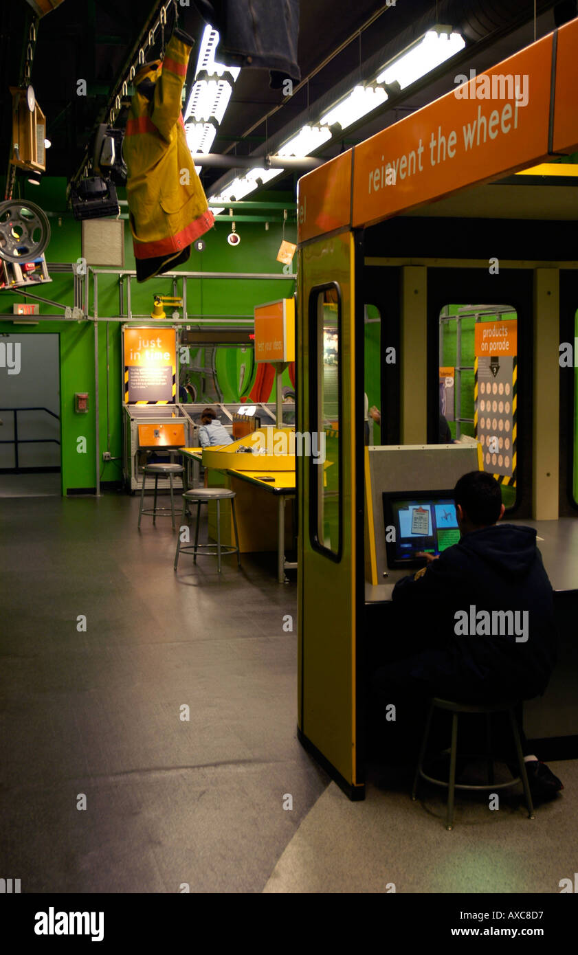 Interior displays inside the Louisville Science Center at Louisville ...