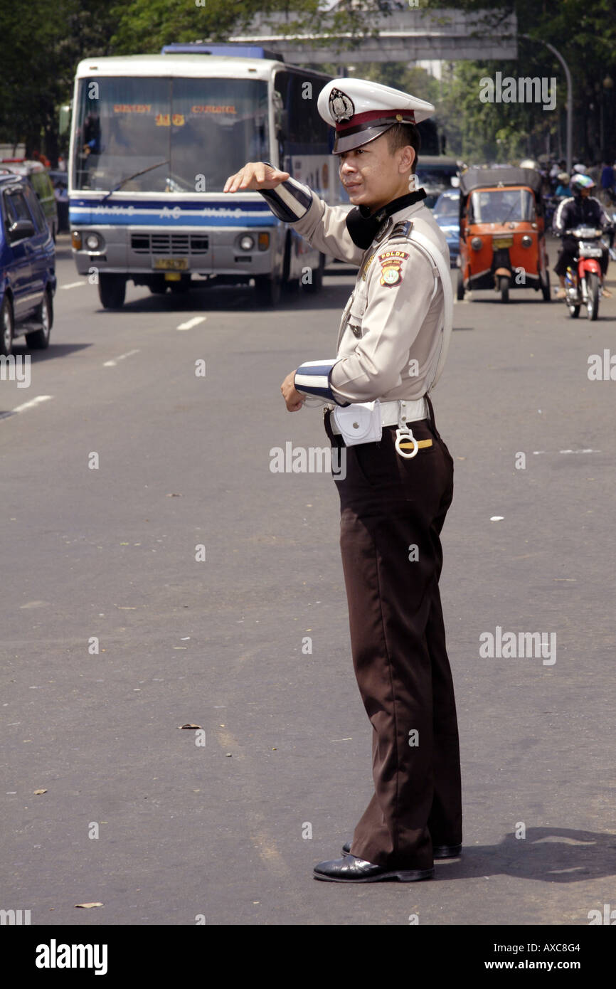 Indonesia police car hi-res stock photography and images - Alamy
