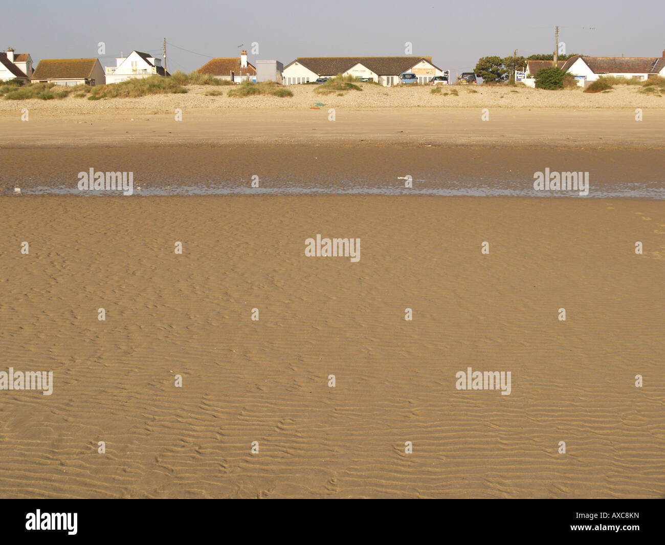 sand sandy shoreline wet channel ripples pattern beach st mary's bay ...