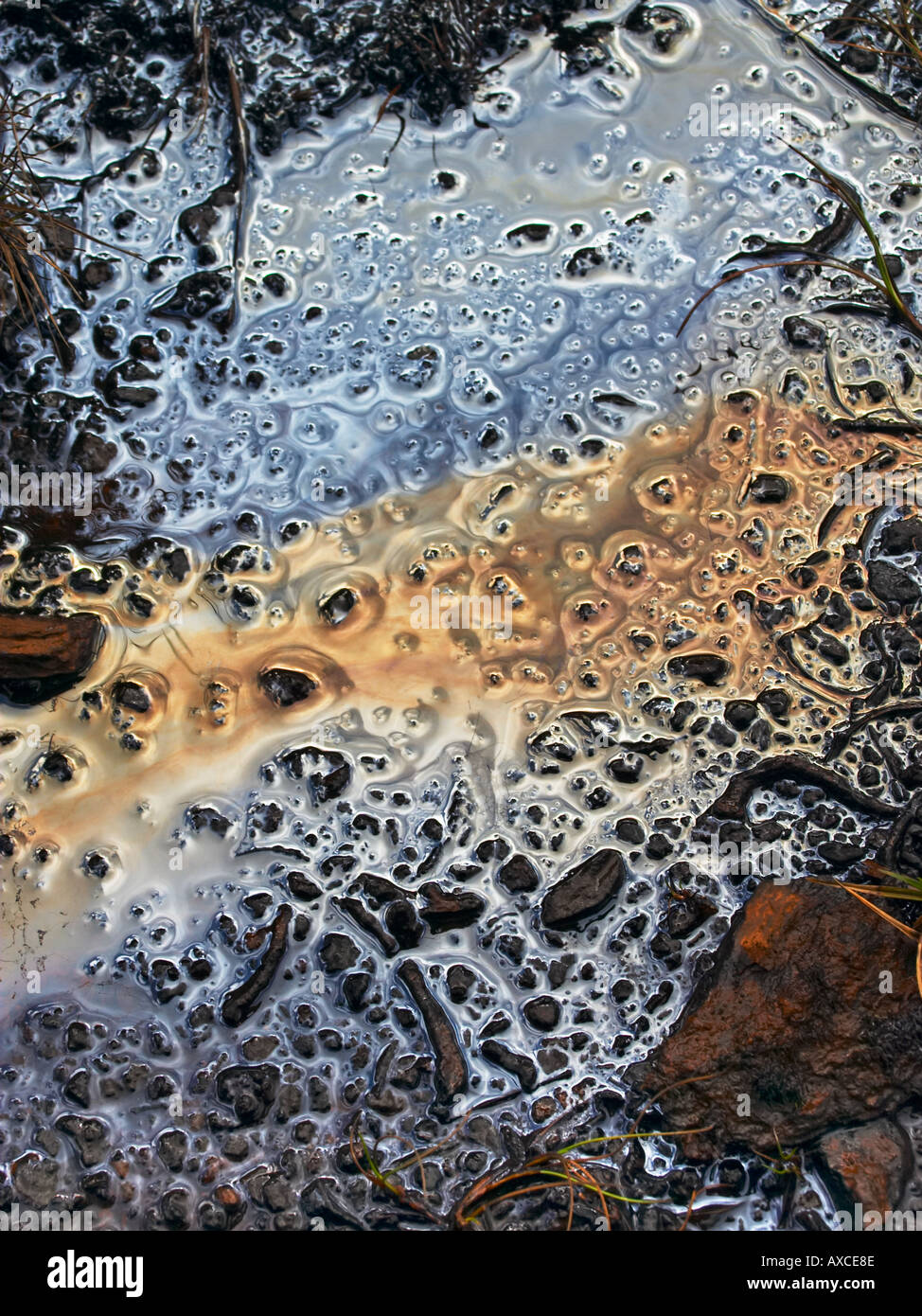 Oil puddle hi-res stock photography and images - Alamy