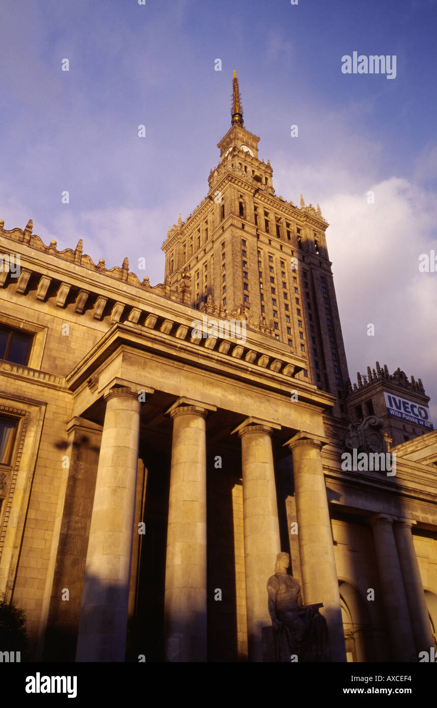 The Stalin era Palace of Culture Warsaw Poland Stock Photo - Alamy