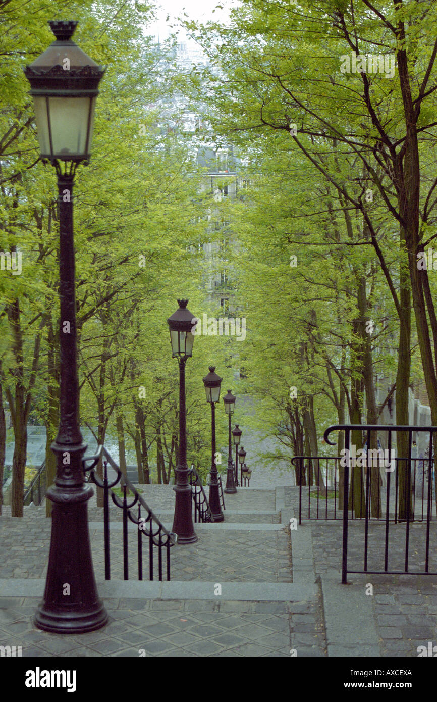 Montmartre Steps High Resolution Stock Photography and Images - Alamy