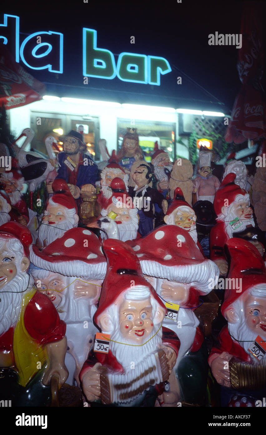 Crowd of angry gnomes at a bar in Poland Stock Photo - Alamy