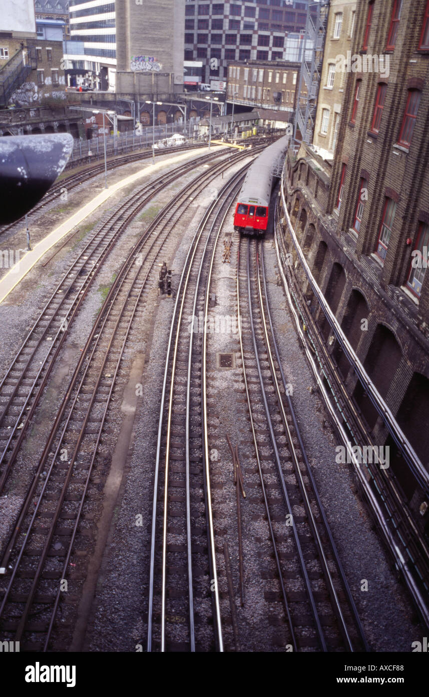 London underground Circle Line Stock Photo - Alamy