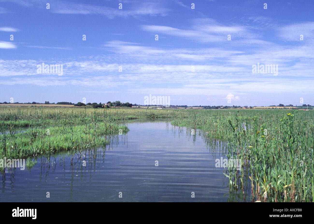 The Walton Backwaters Suffolk Stock Photo - Alamy