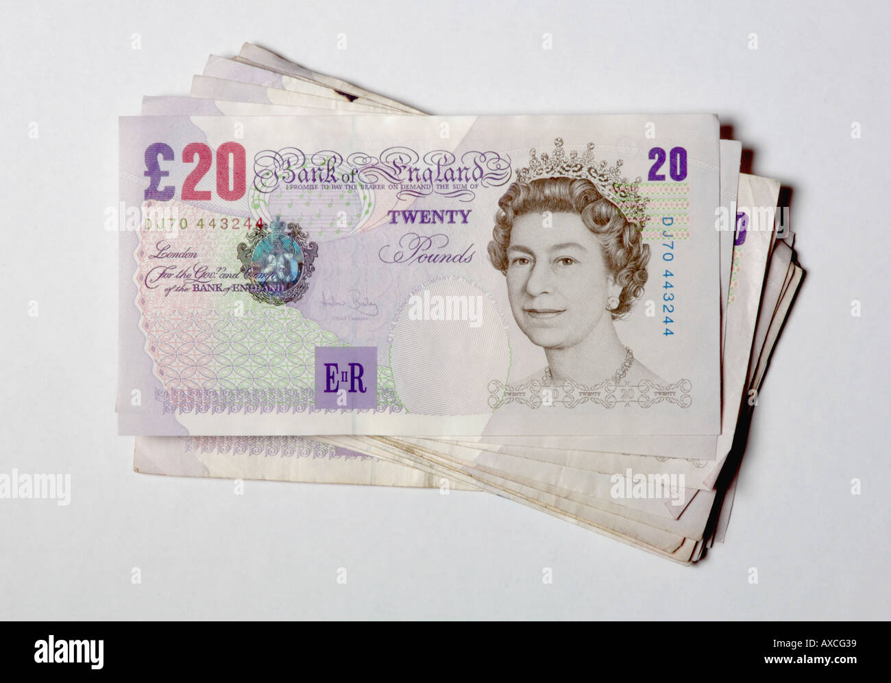 cash £20 notes money Stock Photo - Alamy