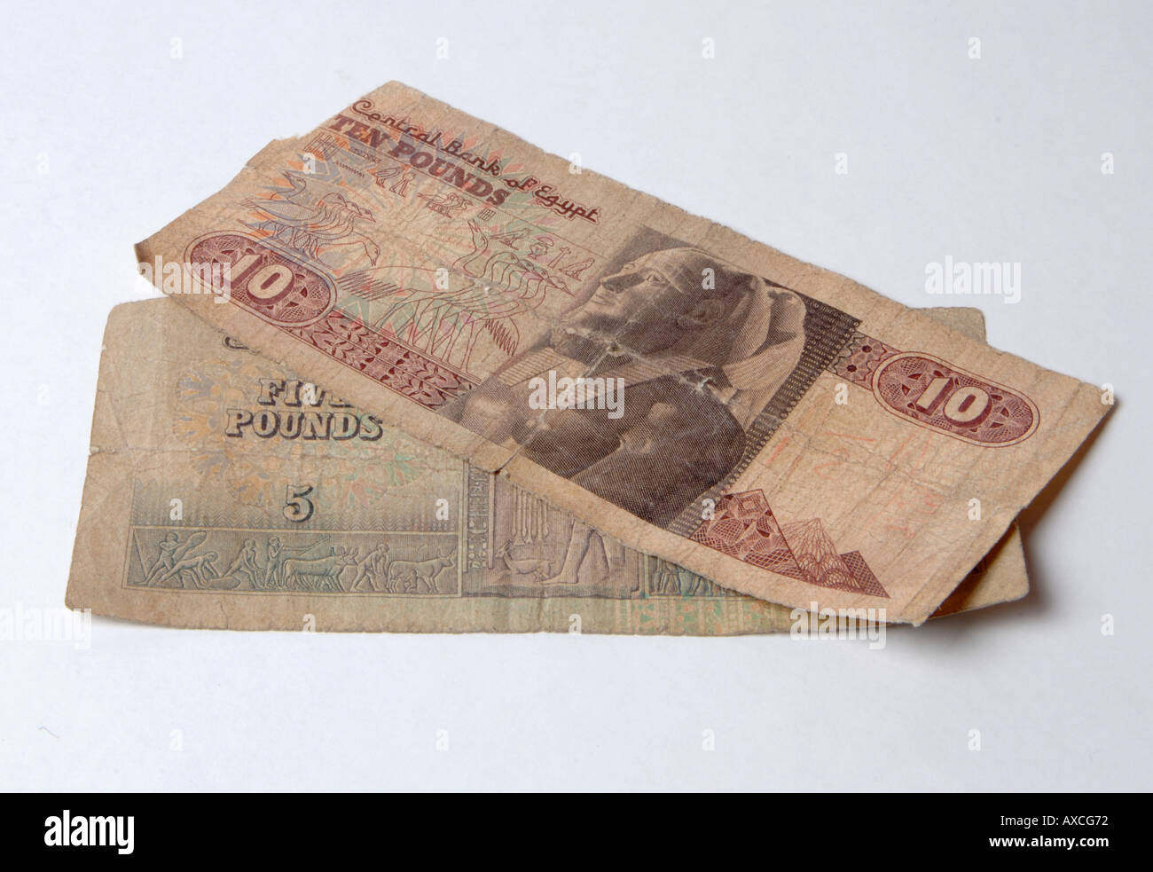 Egyptian pounds - paper money notes Stock Photo - Alamy