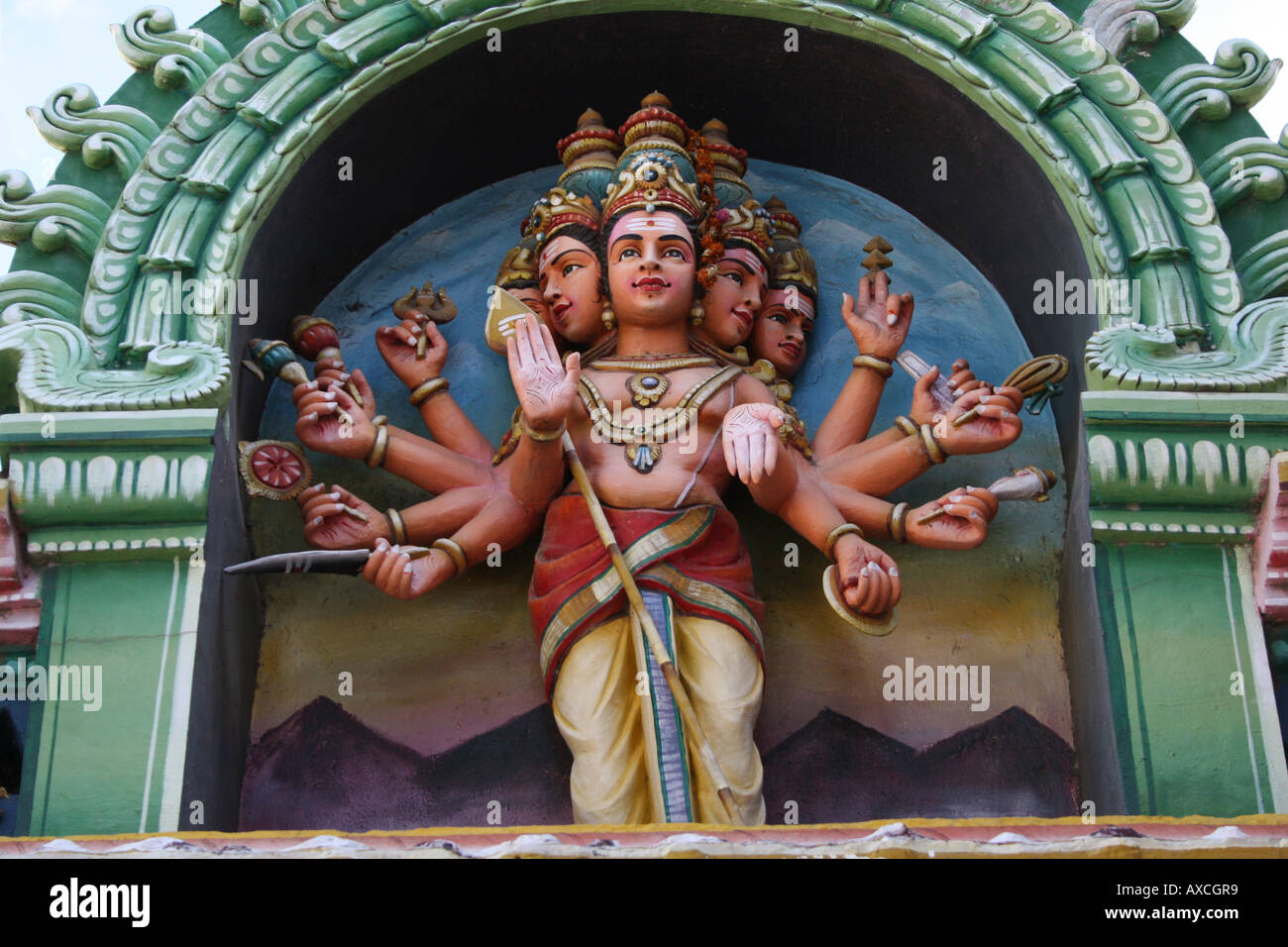 Hindu God Murukan son of Shiva and Parvarti, Bangalore, India Stock ...