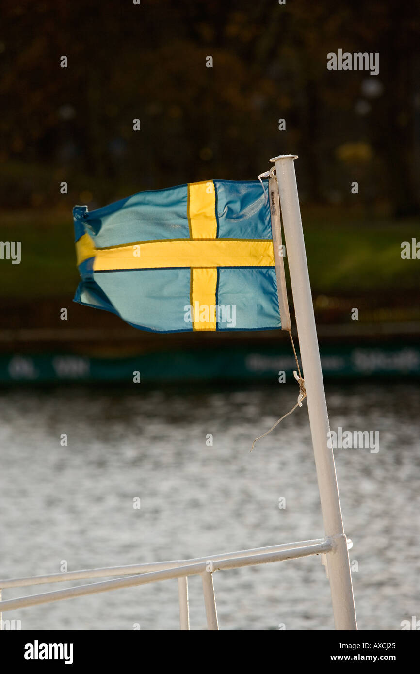 Swedish ship flag hi-res stock photography and images - Alamy