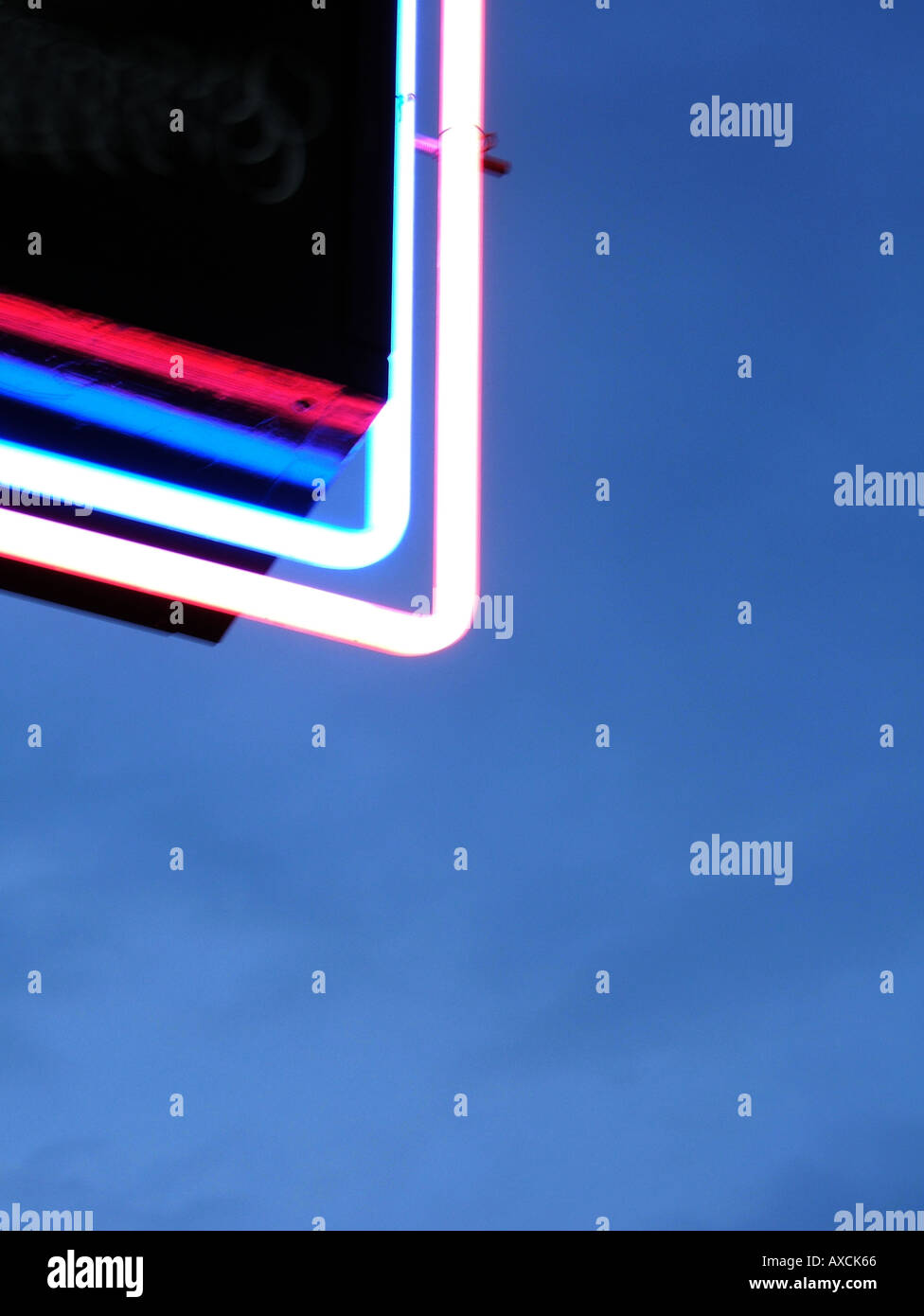 neon sign at night Stock Photo - Alamy