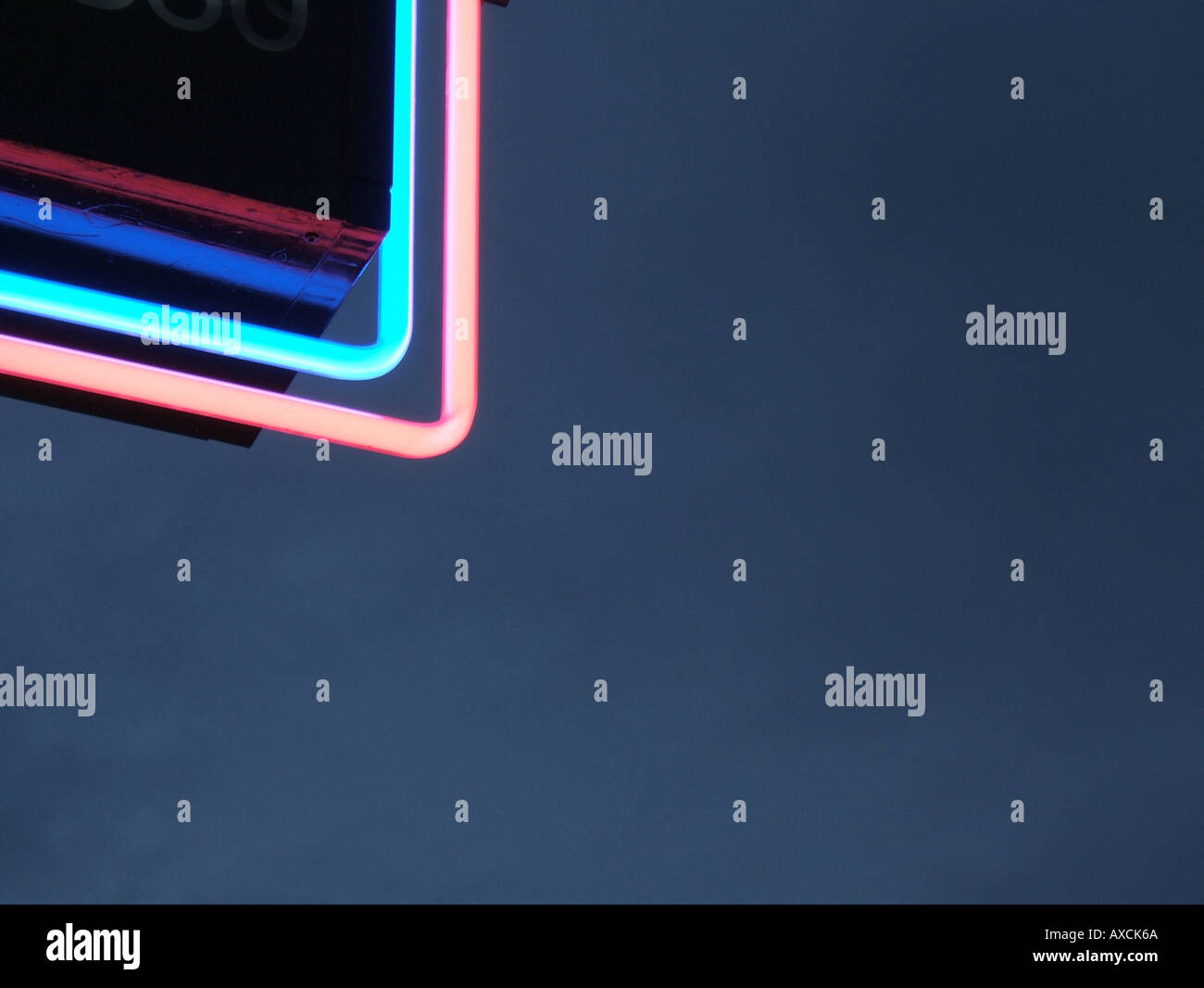neon sign at night Stock Photo - Alamy