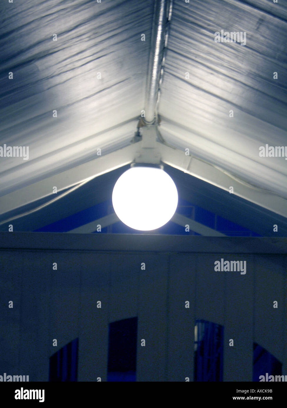round lamp shade in tent Stock Photo - Alamy