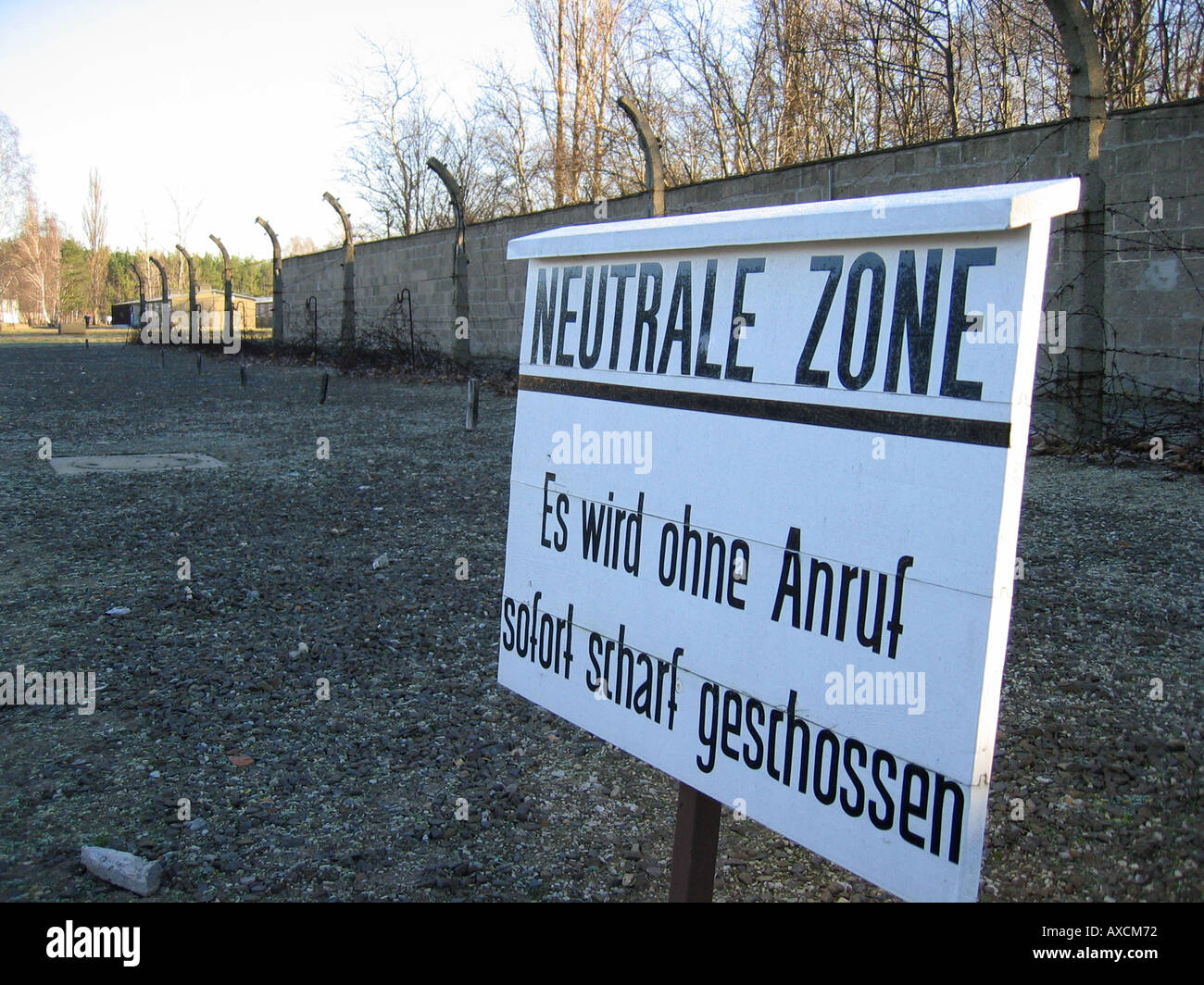 Sachsenhausen death zone hi-res stock photography and images - Alamy