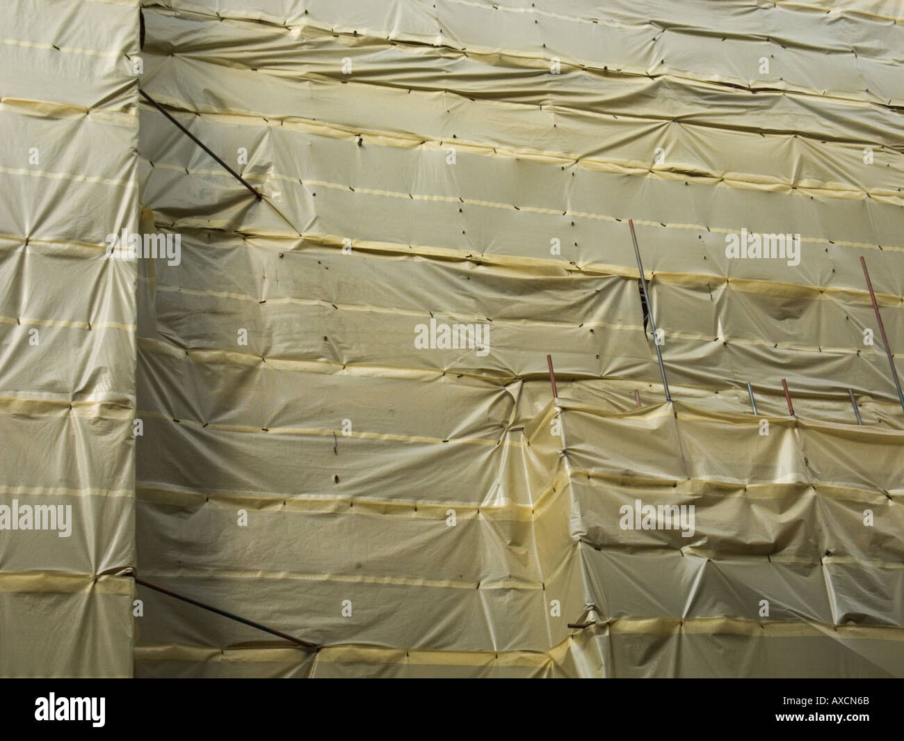 Yellow Scaffolding London Stock Photo - Alamy