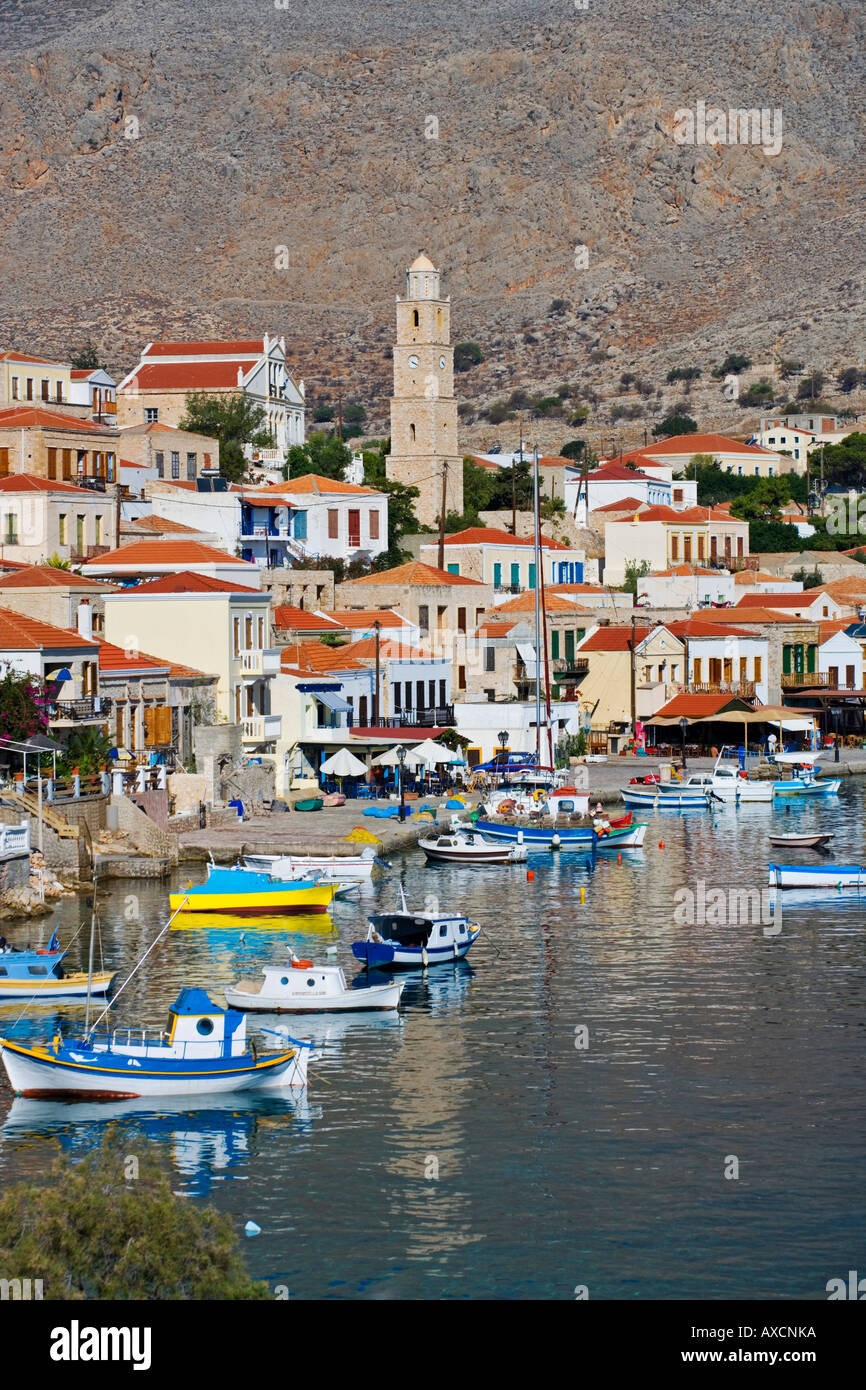 ISLAND OF HALKI NEAR RHODES GREECE Stock Photo - Alamy