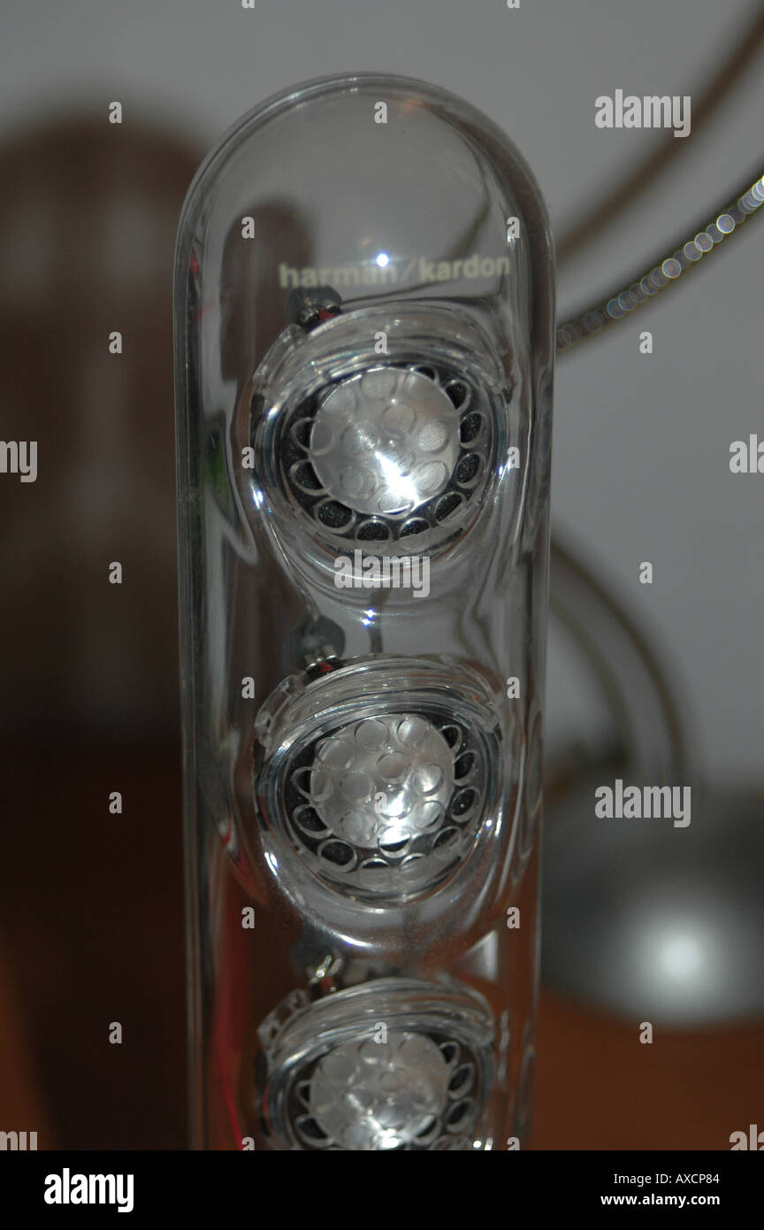 Detail of Harman Kardon Soundsticks Stock Photo - Alamy