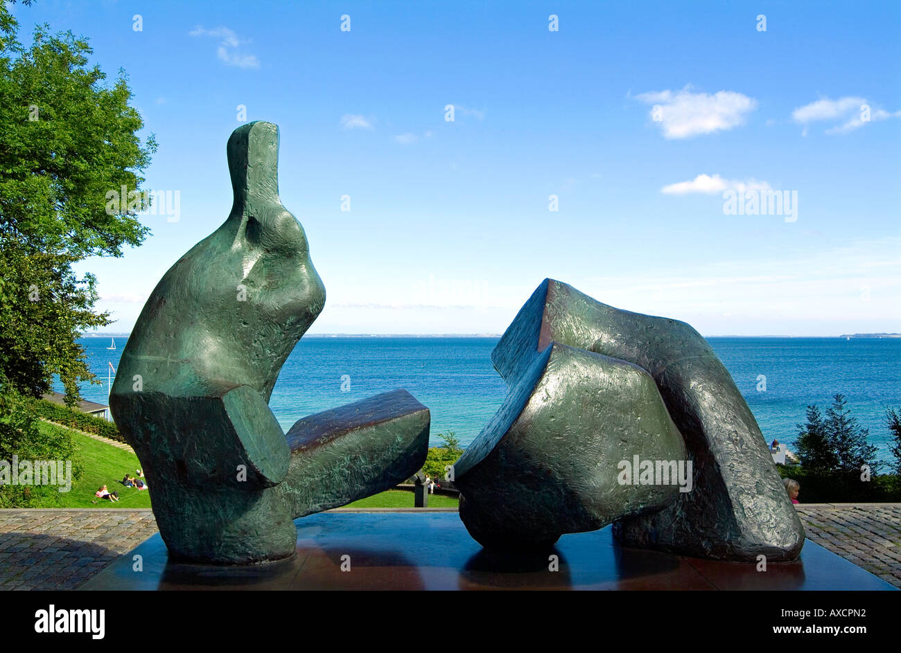 Henry Moore (1898-1986) sculpture.Louisiana Museum of Modern Art ...