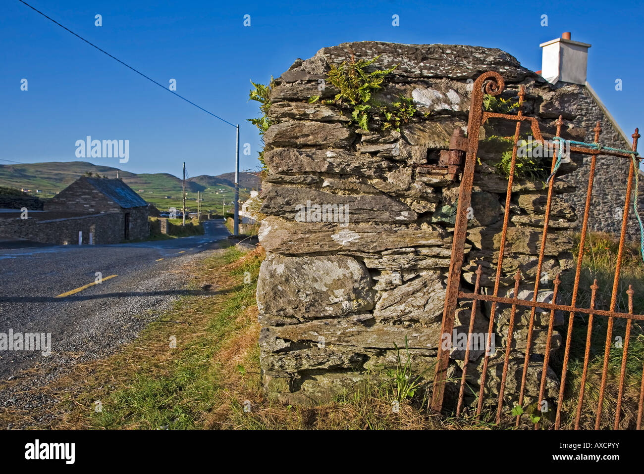 Early Morning, Allihies Village, Beara Peninsula, County Cork, Ireland ...