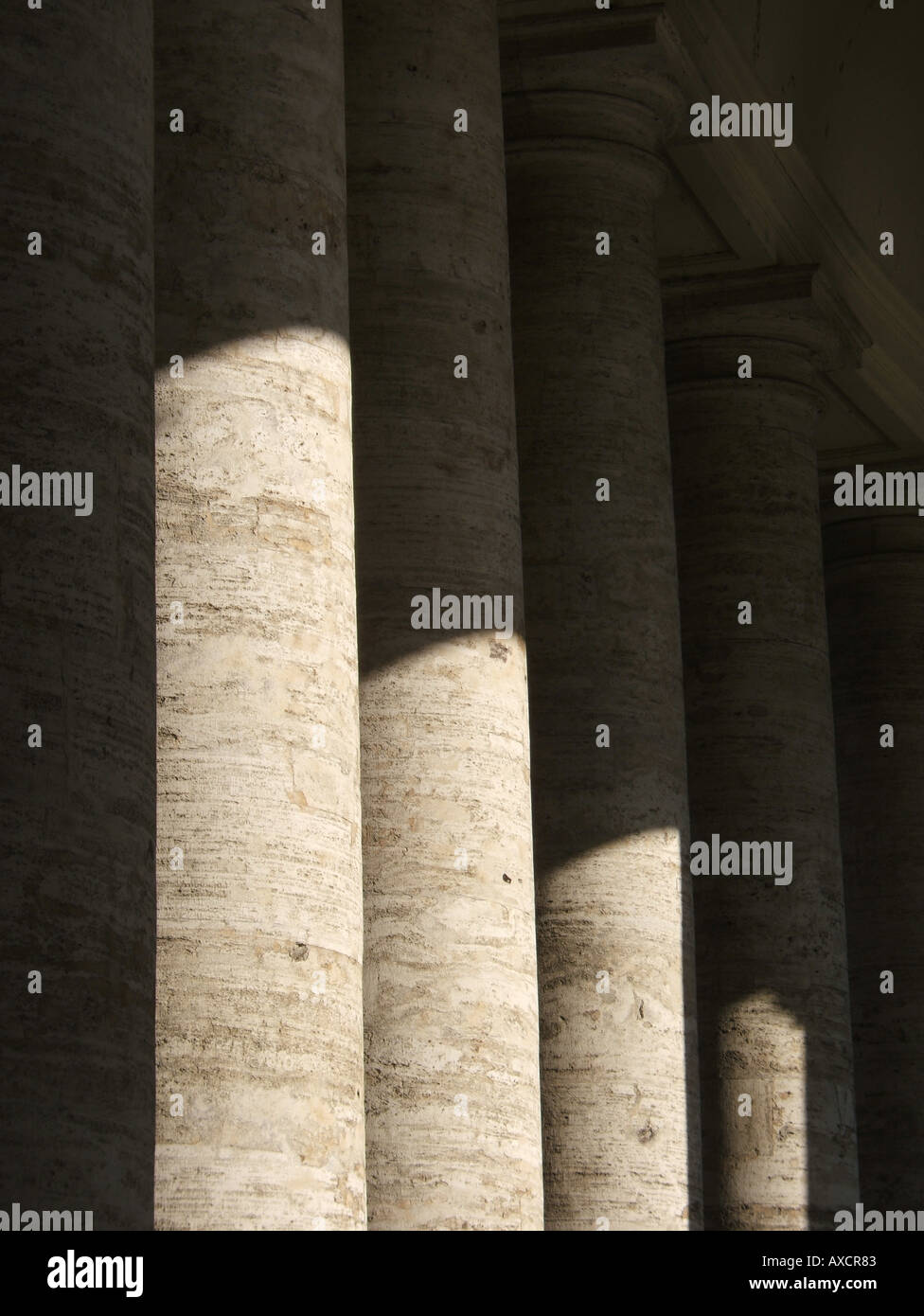 columns in st peters square, rome Stock Photo - Alamy