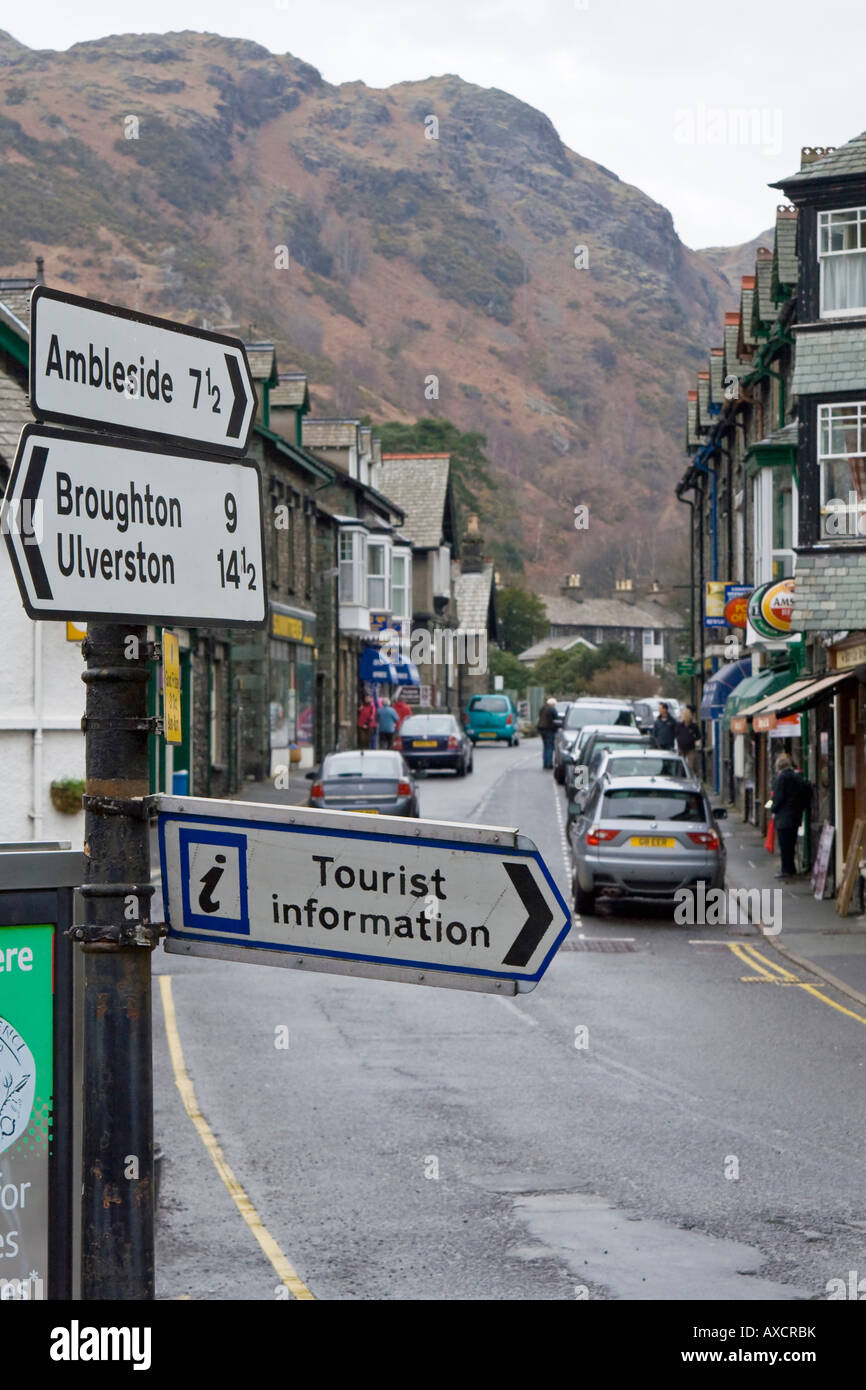 Cumbrian street signs hi-res stock photography and images - Alamy
