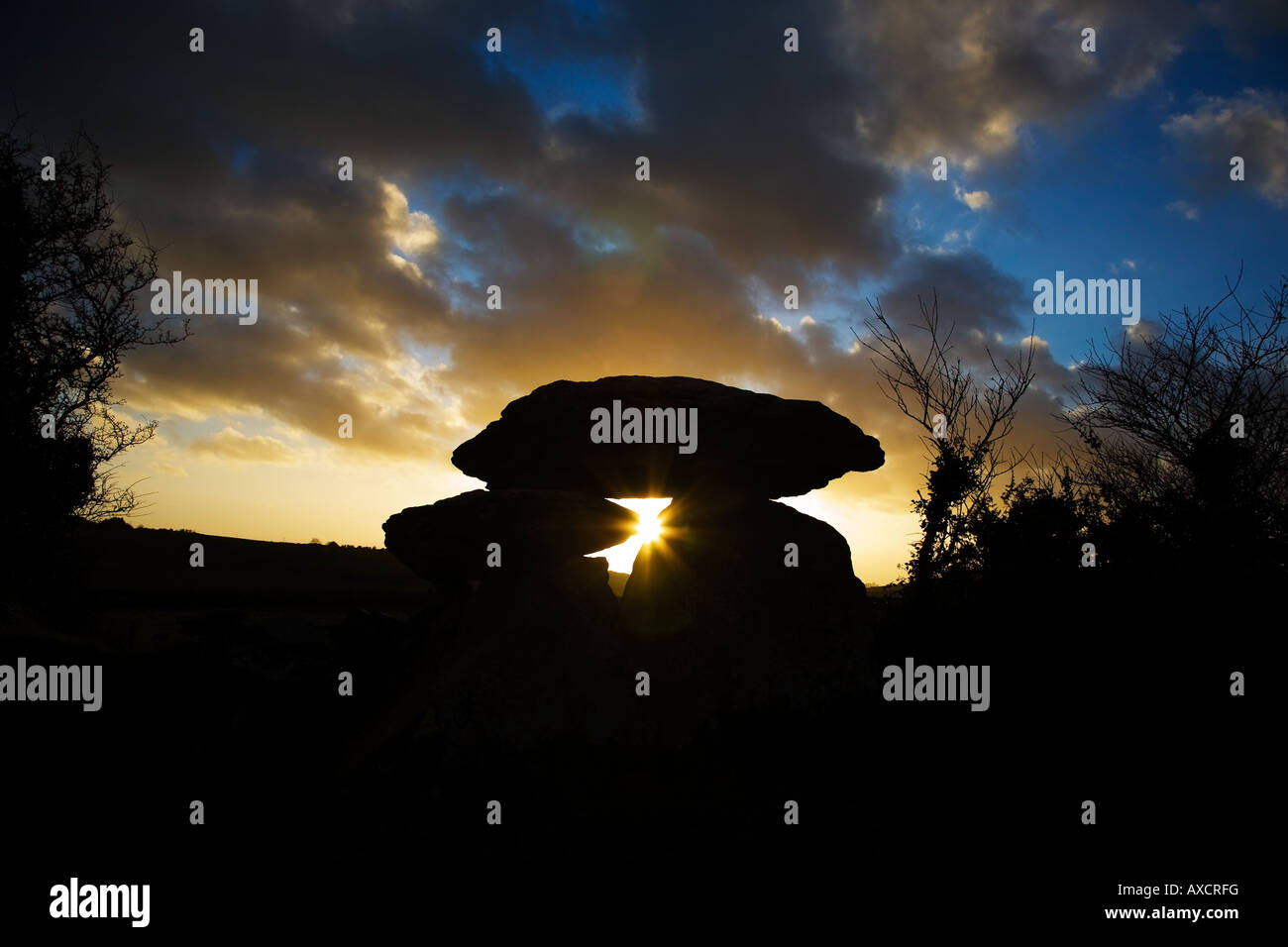 The Megalithic Knockeen Dolmen, Constructed 4000-3000 B.C. Near Tramore ...