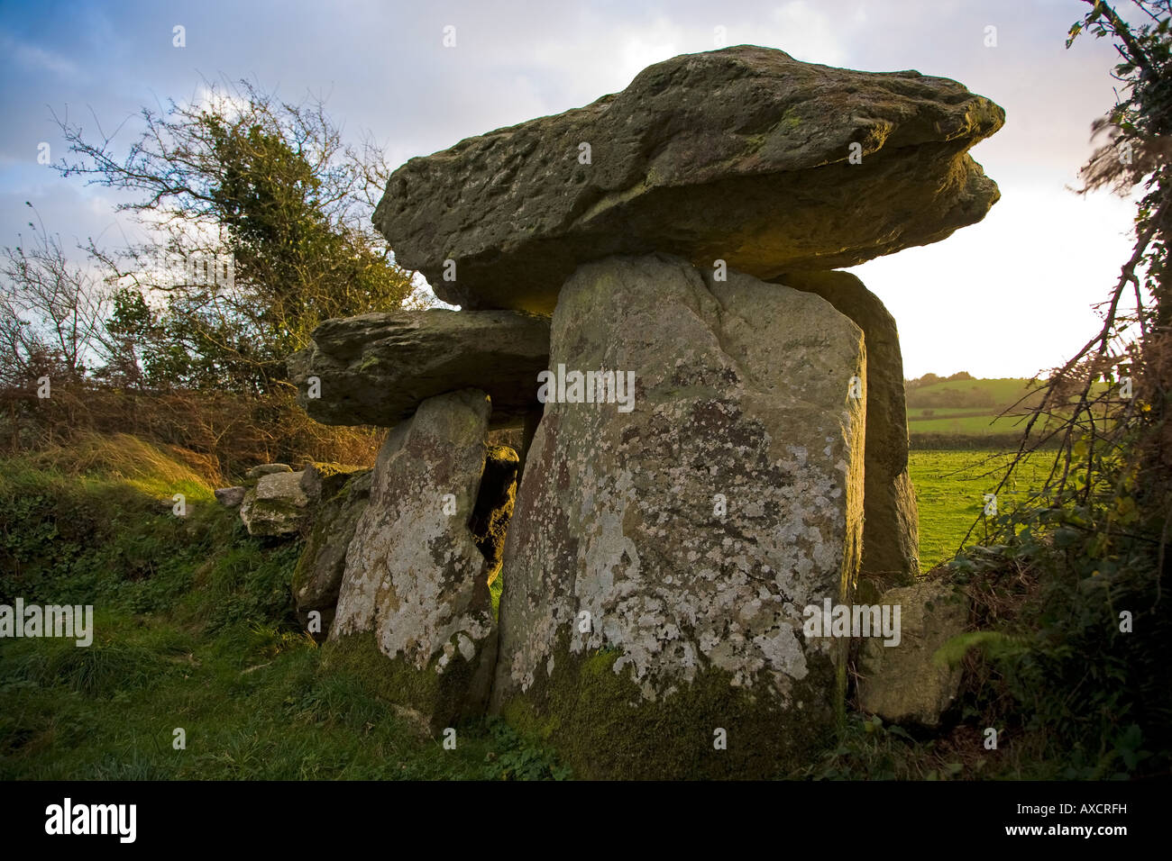 The Megalithic Knockeen Dolmen, Constructed 4000-3000 B.C. Near Tramore ...