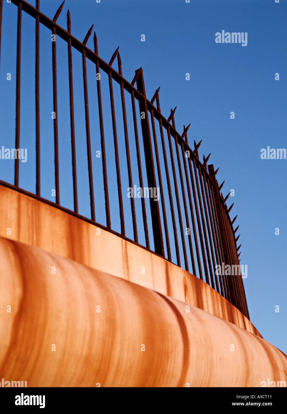Fence grid France Stock Photo - Alamy
