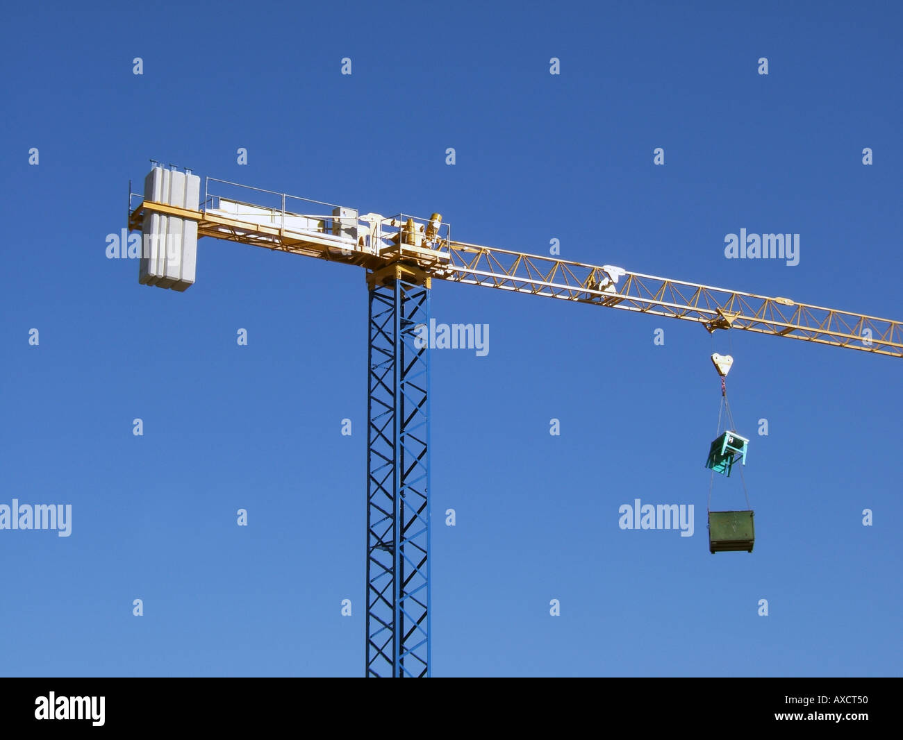 crane on building site Stock Photo - Alamy