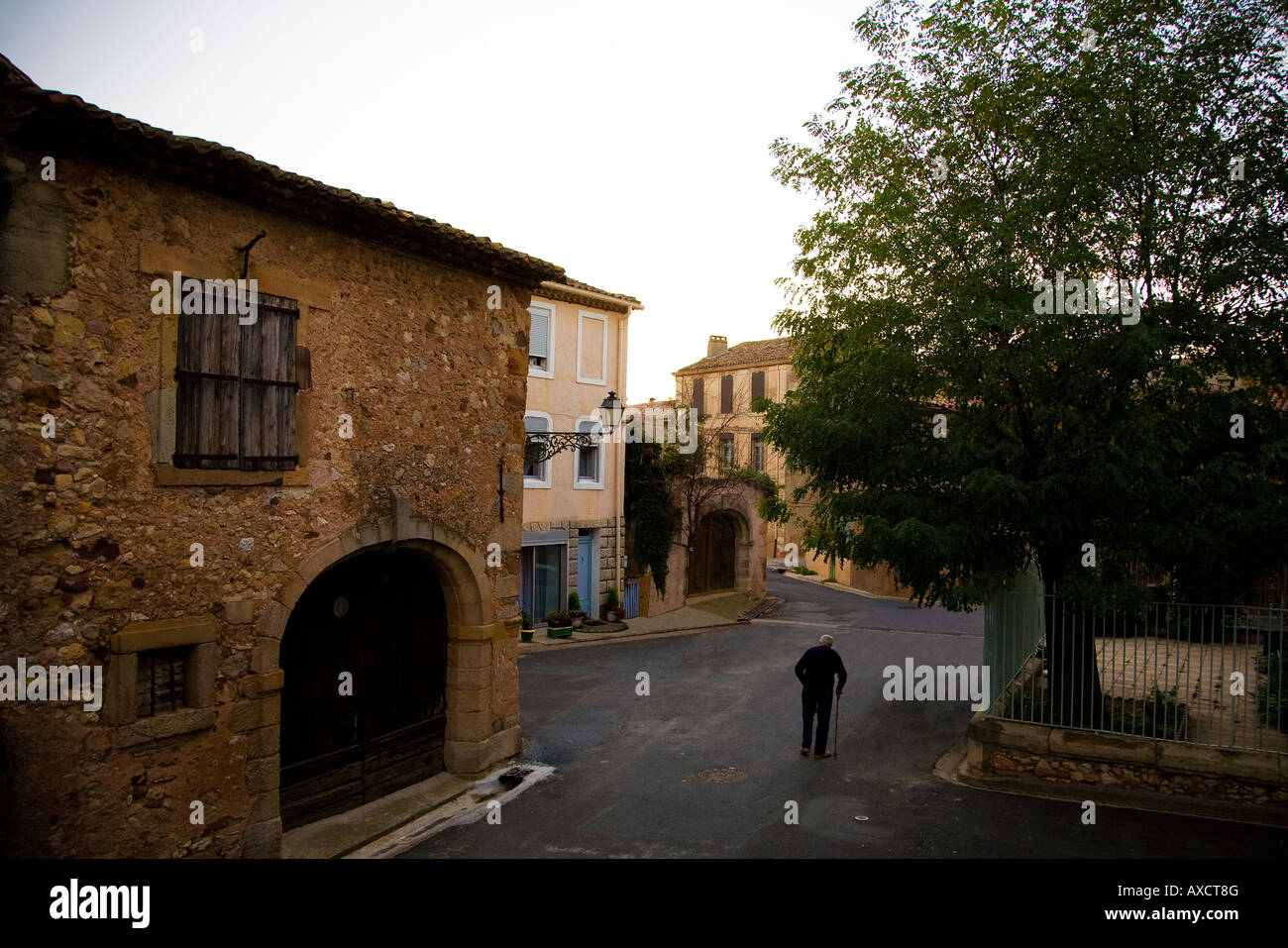 Street Scene, Cruzy, Languedoc-Roussillon, France Stock Photo - Alamy