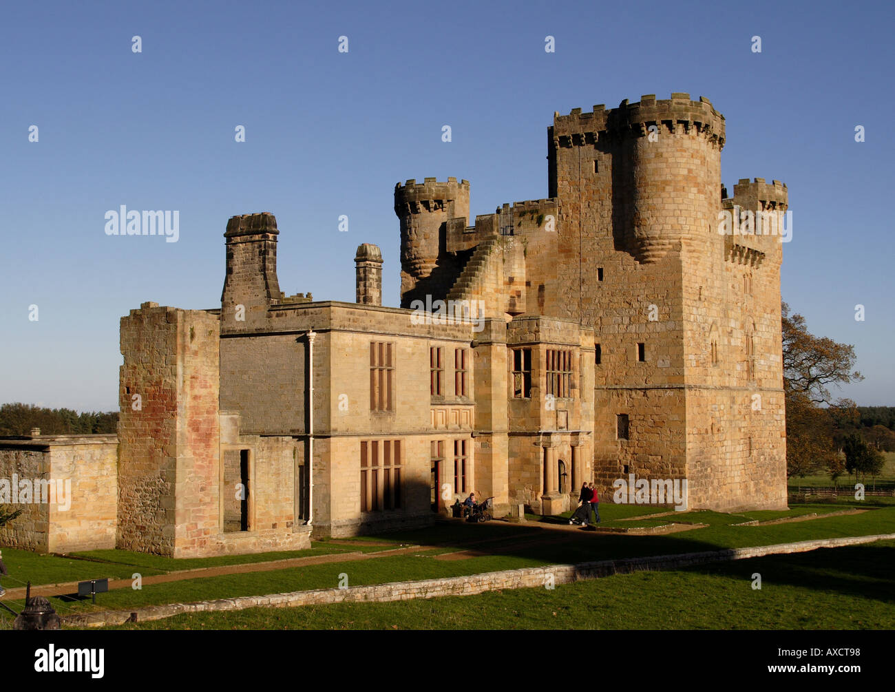 Belsay castle hi-res stock photography and images - Alamy