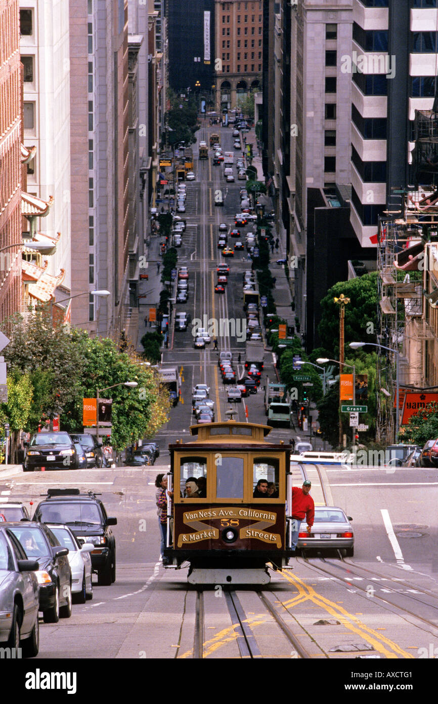 Cable Car San Fransisco California America Stock Photo - Alamy