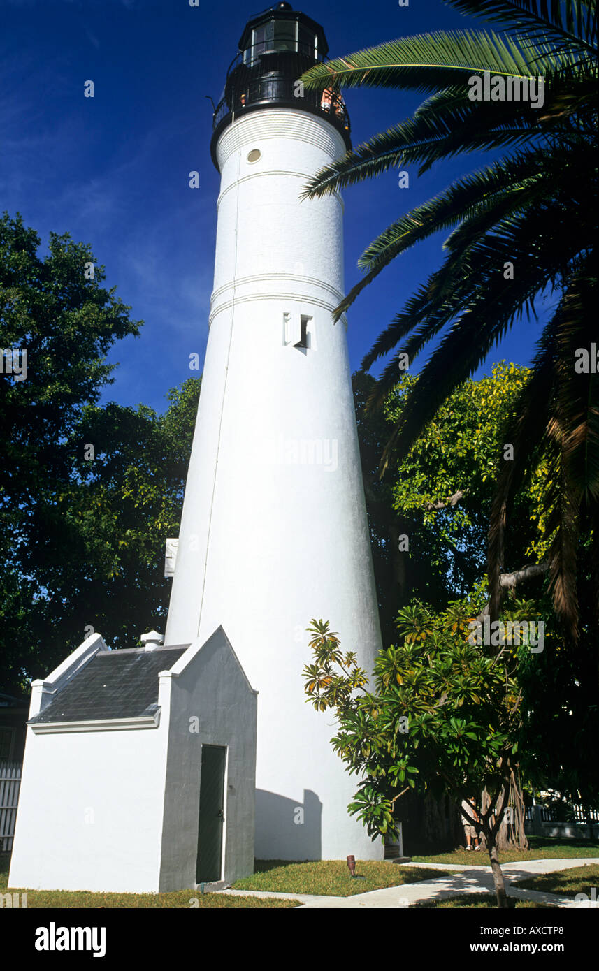 Key West lighthouse Florida America Stock Photo - Alamy