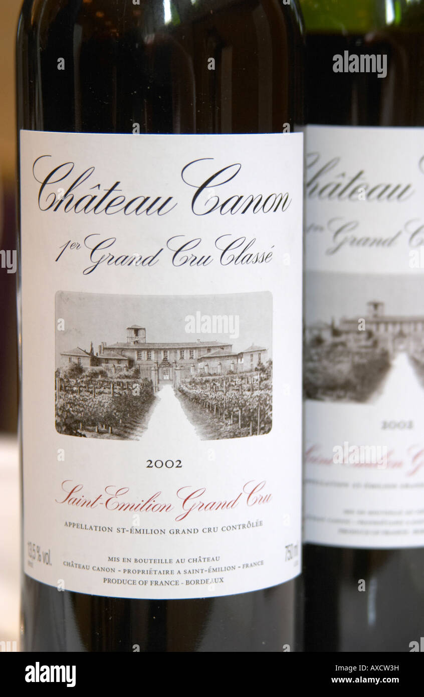 Chateau Canon, Saint emilion, bordeaux, France Stock Photo - Alamy