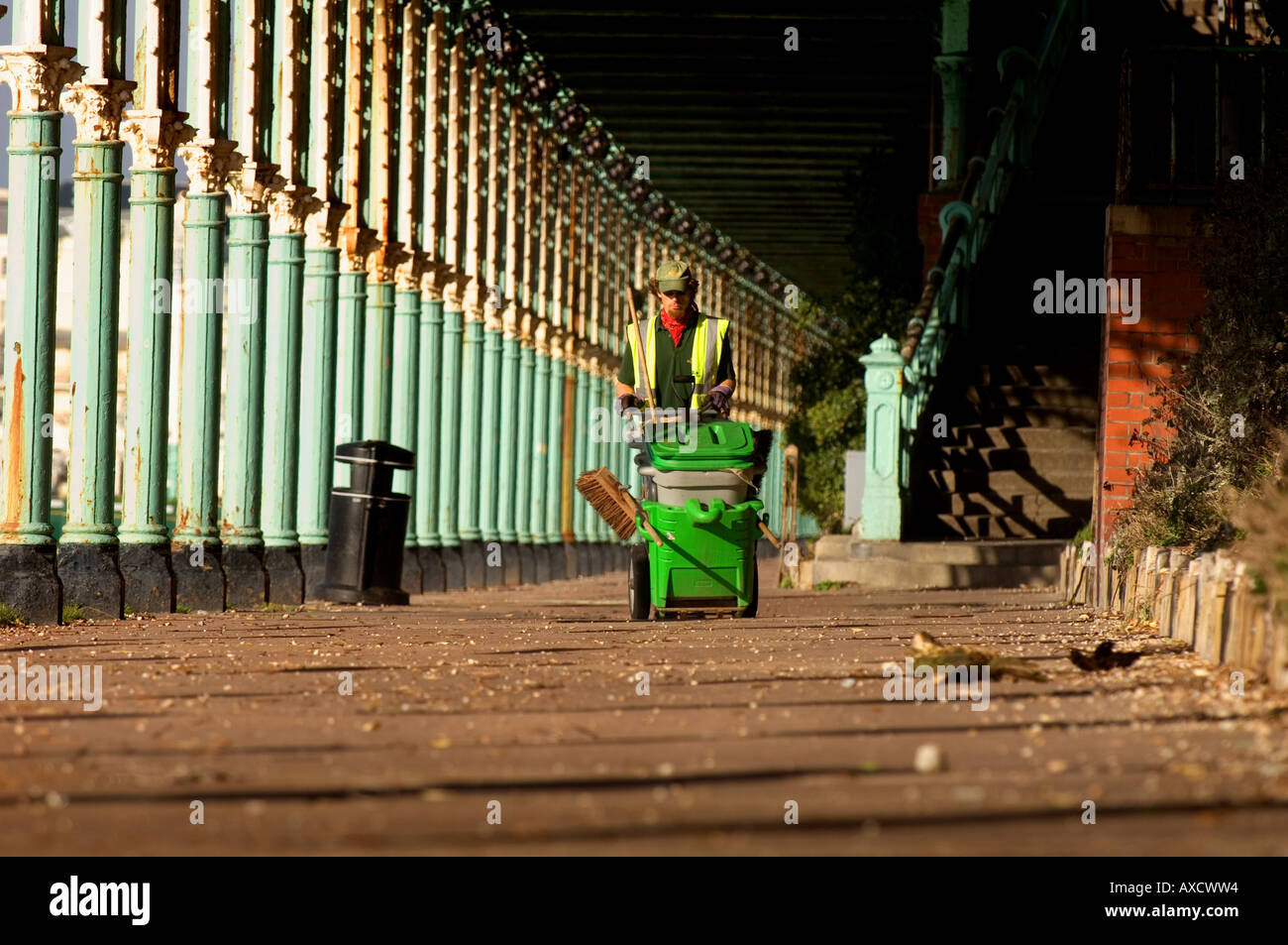 Brighton seafront cleaning hi-res stock photography and images - Alamy