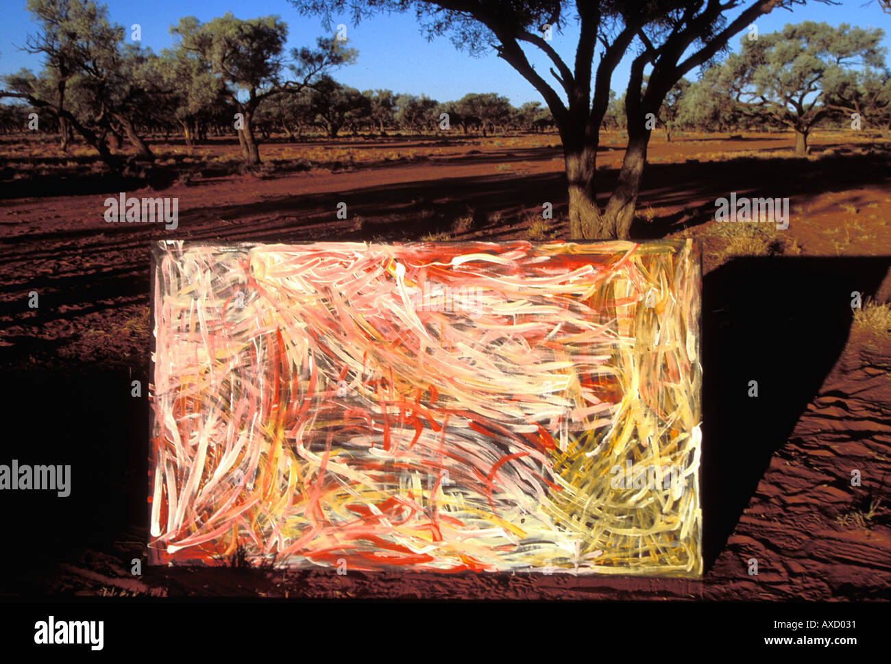Stunning painting on canvas by Emily Kame Kngwarreye famous Aboriginal ...