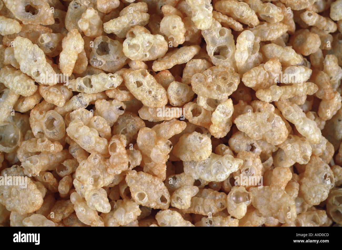 Toasted Rice Cereal Close Up Stock Photo - Alamy