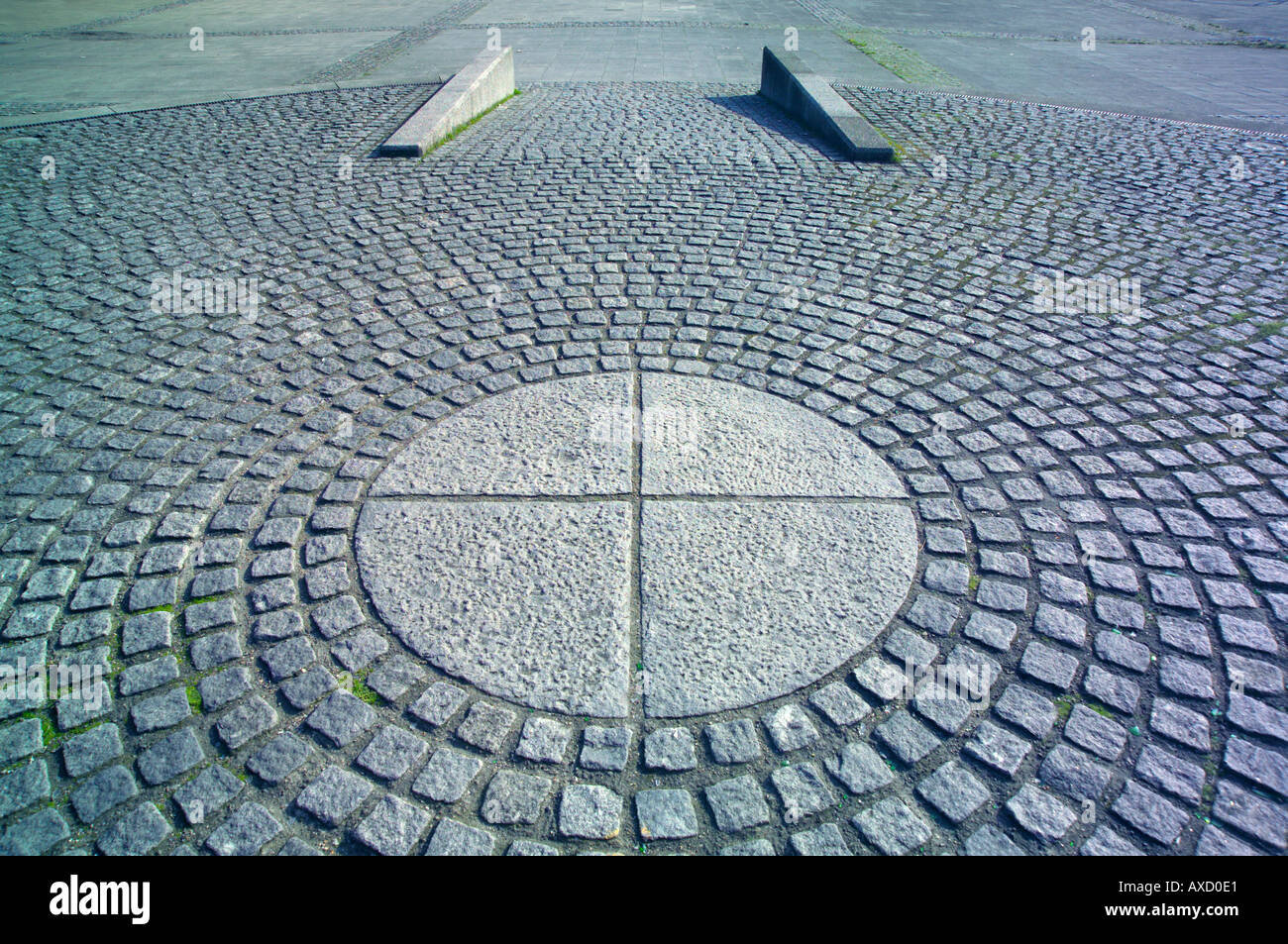stone circle pavement Stock Photo - Alamy