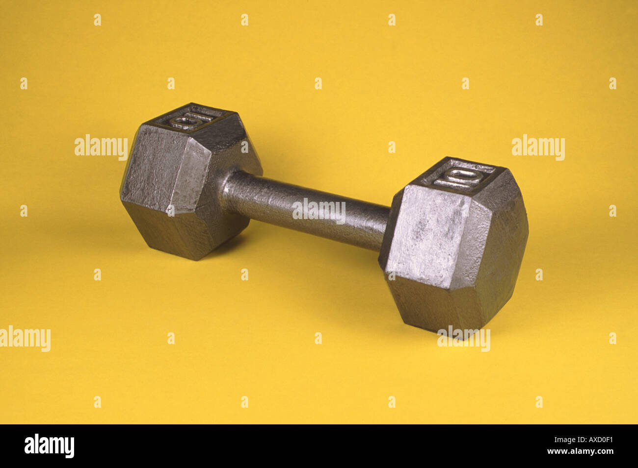 Barbell ten pound weight Stock Photo - Alamy