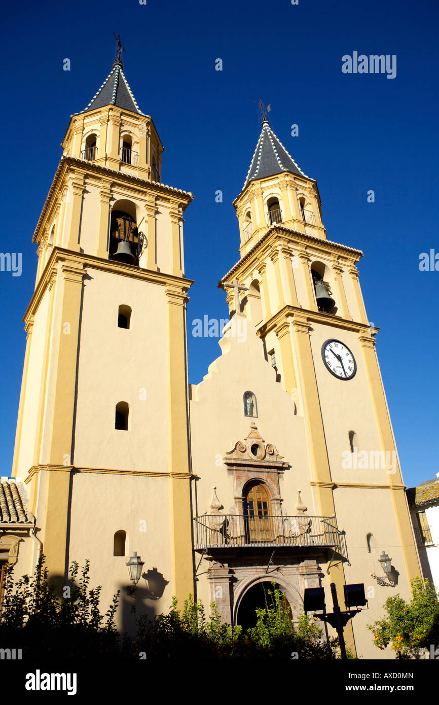 The church of Nuestra Senora de la Expectacion, Orgiva, Las Alpujarras ...