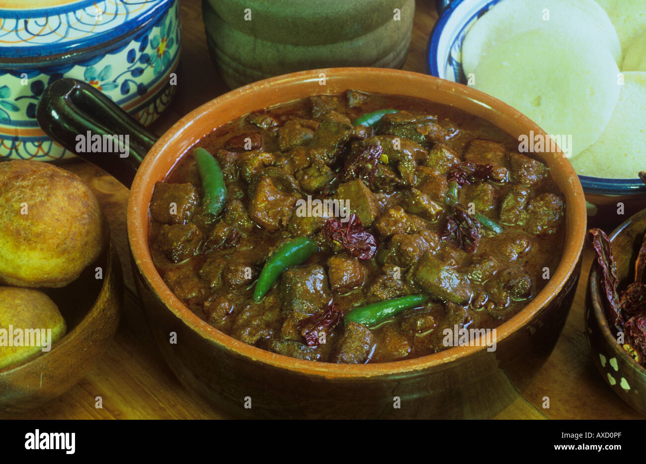 India food Sorpotel Goa Stock Photo - Alamy