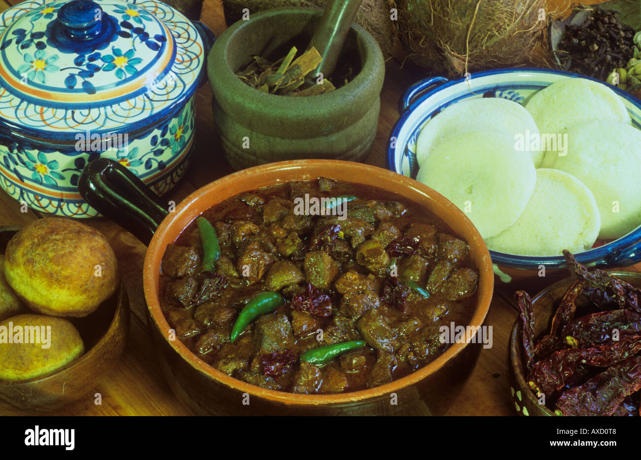 India food Sorpotel Goa Stock Photo - Alamy