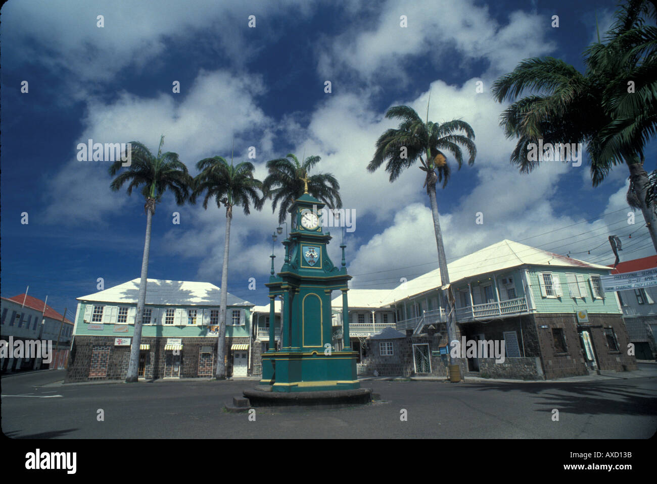 Caribbean St Kitts Basseterre Berkeley Memorial Stock Photo - Alamy